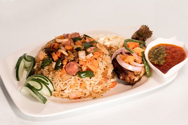 Fried Rice with Chicken – Big Star Afro Cuisine